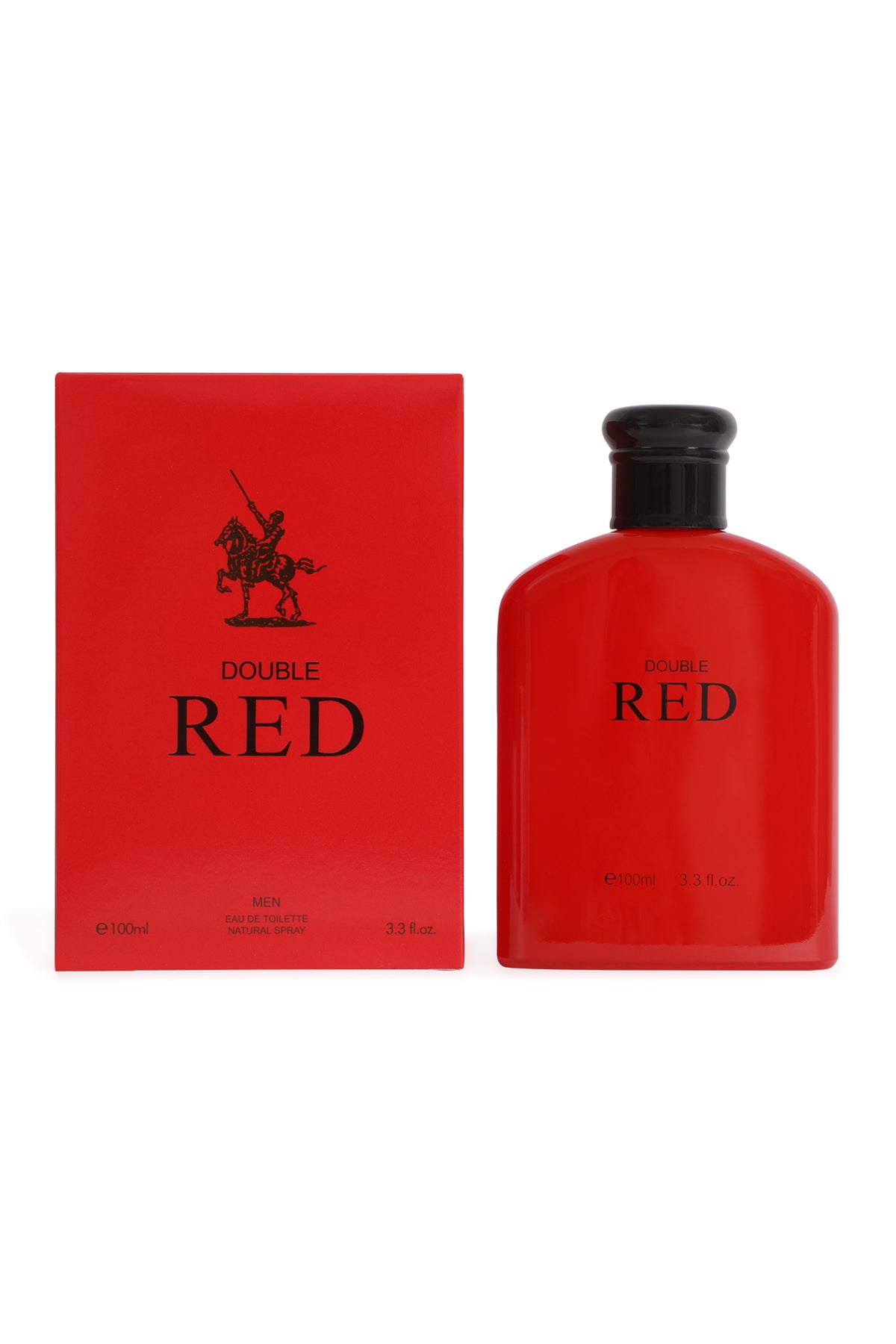 DOUBLE RED SPRAY COLOGNE EAU DE TOILETTE FOR MEN - 100ML/3.3 FL.OZ ...