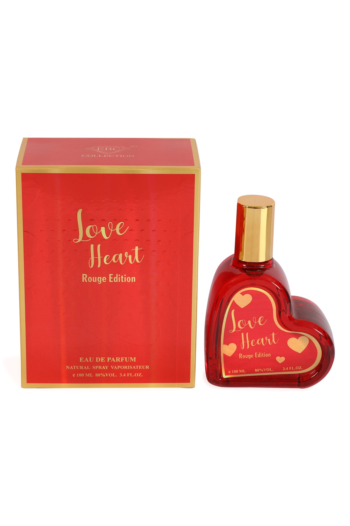 LOVE HEART ROUGE EDITION SPRAY PERFUME EAU DE PARFUM FOR WOMEN - 100ML ...