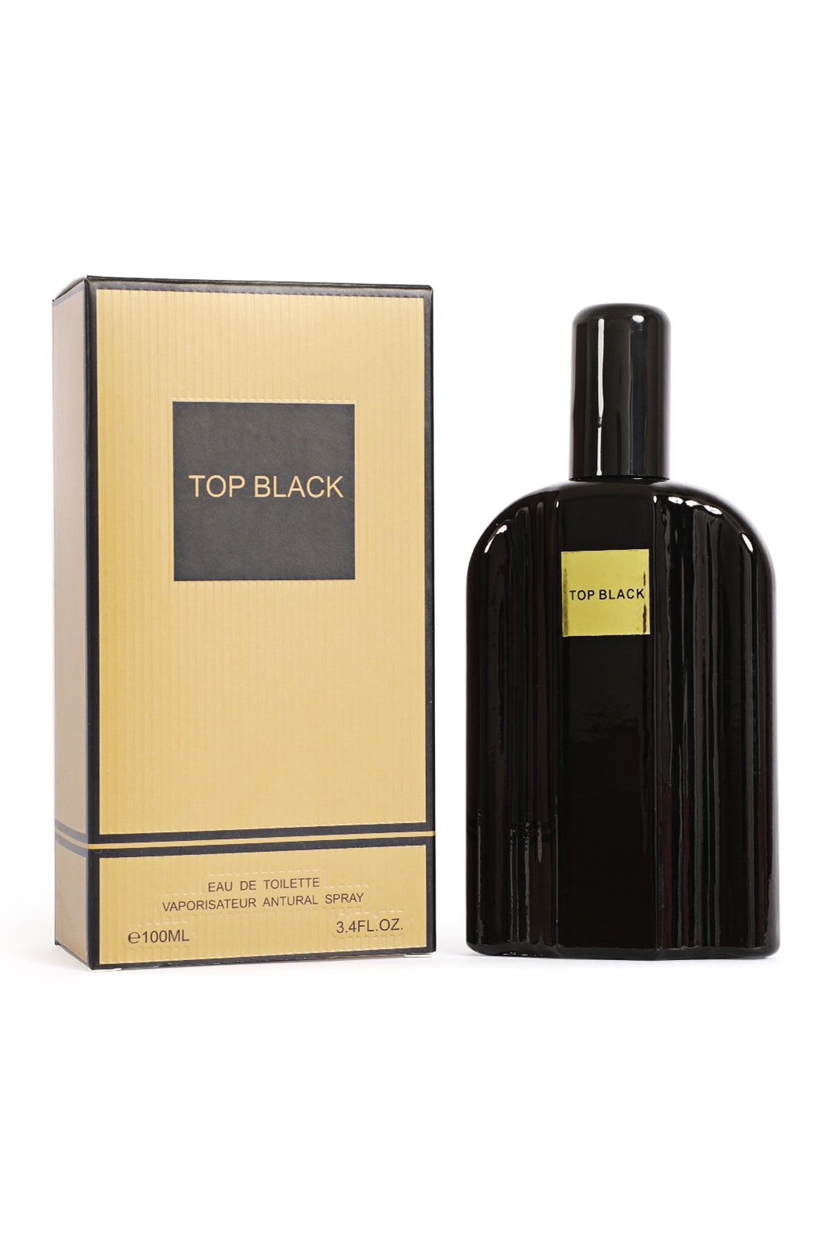 TOP BLACK SPRAY COLOGNE EAU DE TOILETTE FOR MEN - 100ML/3.4 FL.OZ – MYS ...