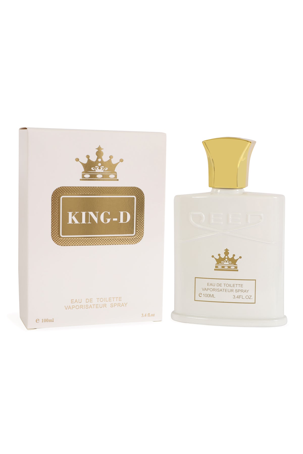 KING-D WHITE SPRAY COLOGNE EAU DE TOILETTE FOR MEN - 100ML/3.4 FL.OZ ...