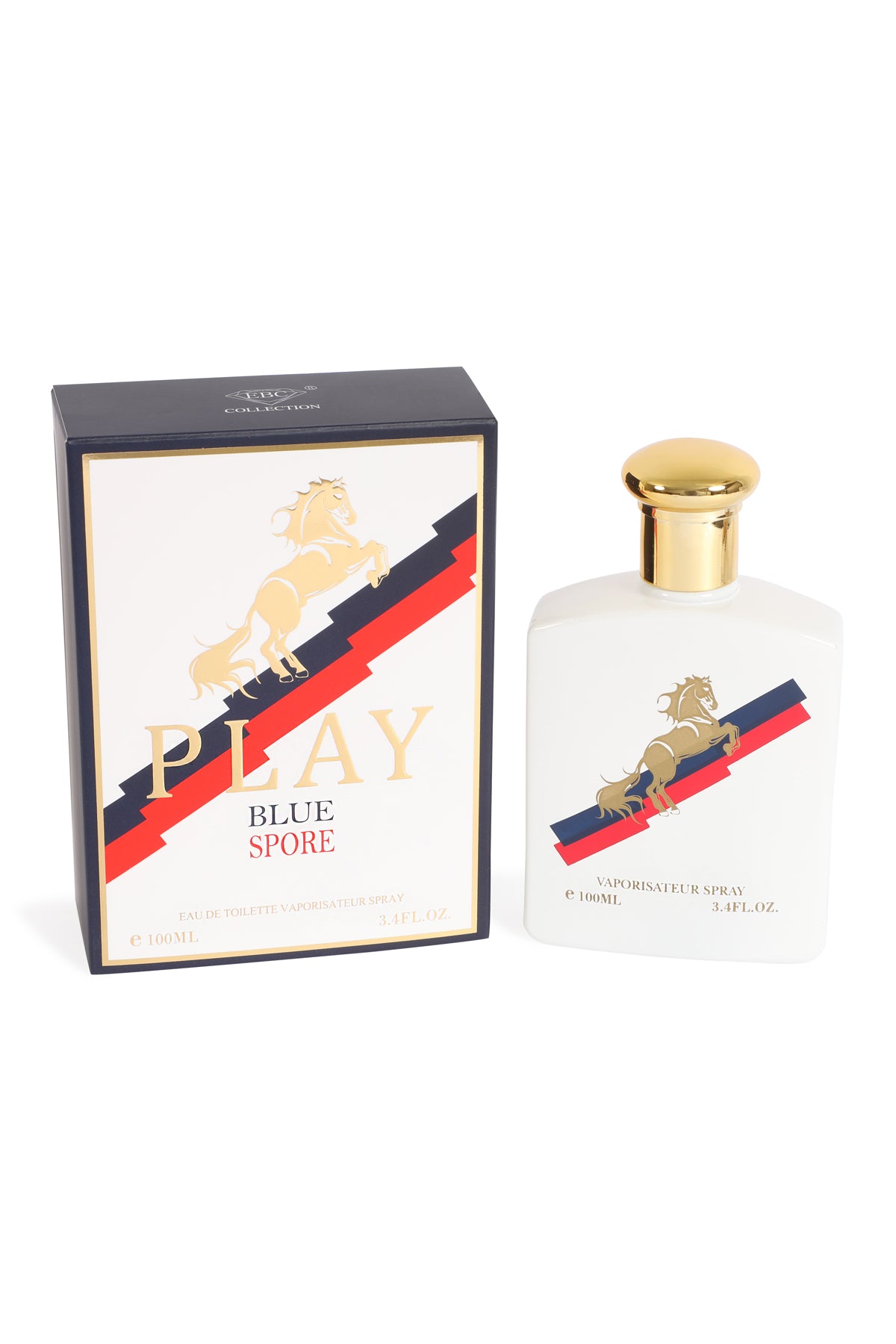 PLAY BLUE SPORE SPRAY COLOGNE EAU DE TOILETTE FOR MEN - 100ML/3.4 FL.O ...