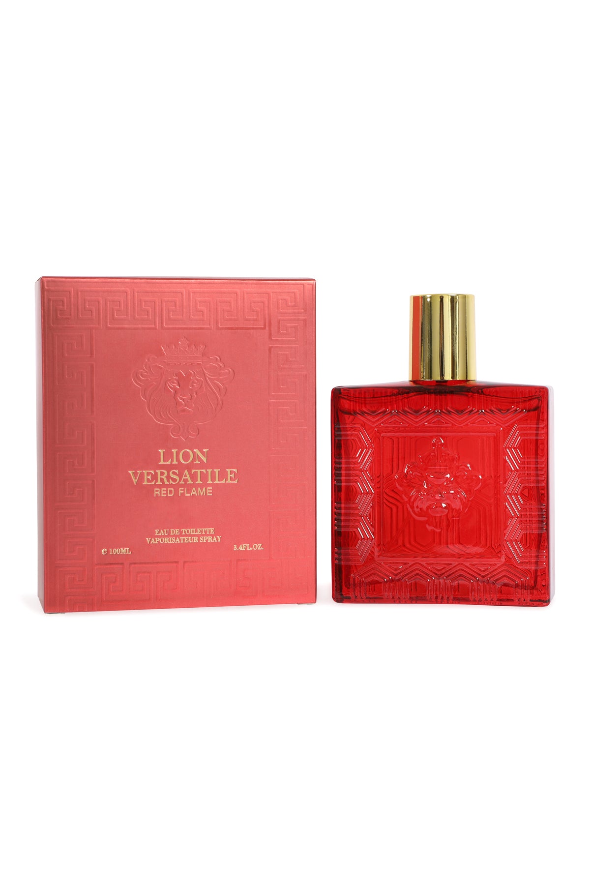 LION VERSATILE RED FLAME SPRAY COLOGNE EAU DE TOILETTE FOR MEN - 100ML ...