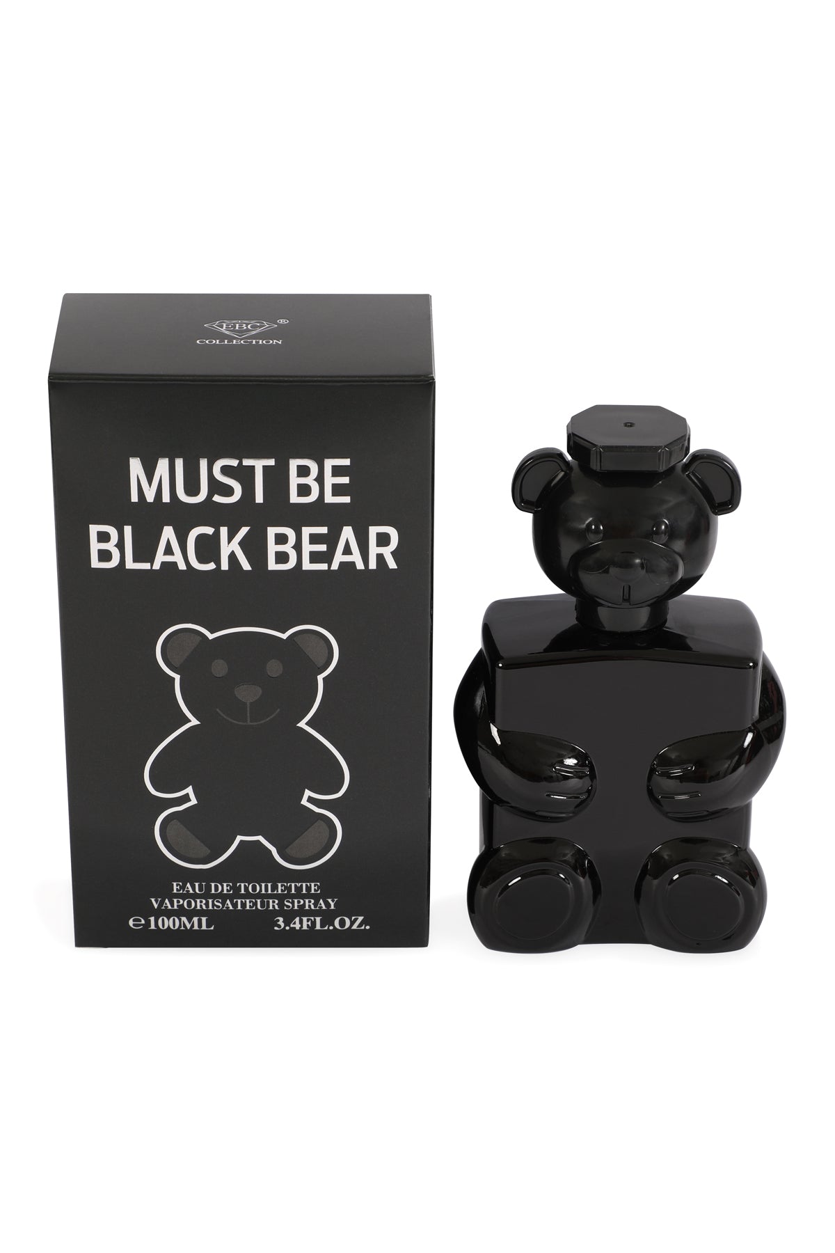 MUST BE BLACK BEAR SPRAY COLOGNE EAU DE TOILETTE FOR MEN - 100ML/3.4 F ...