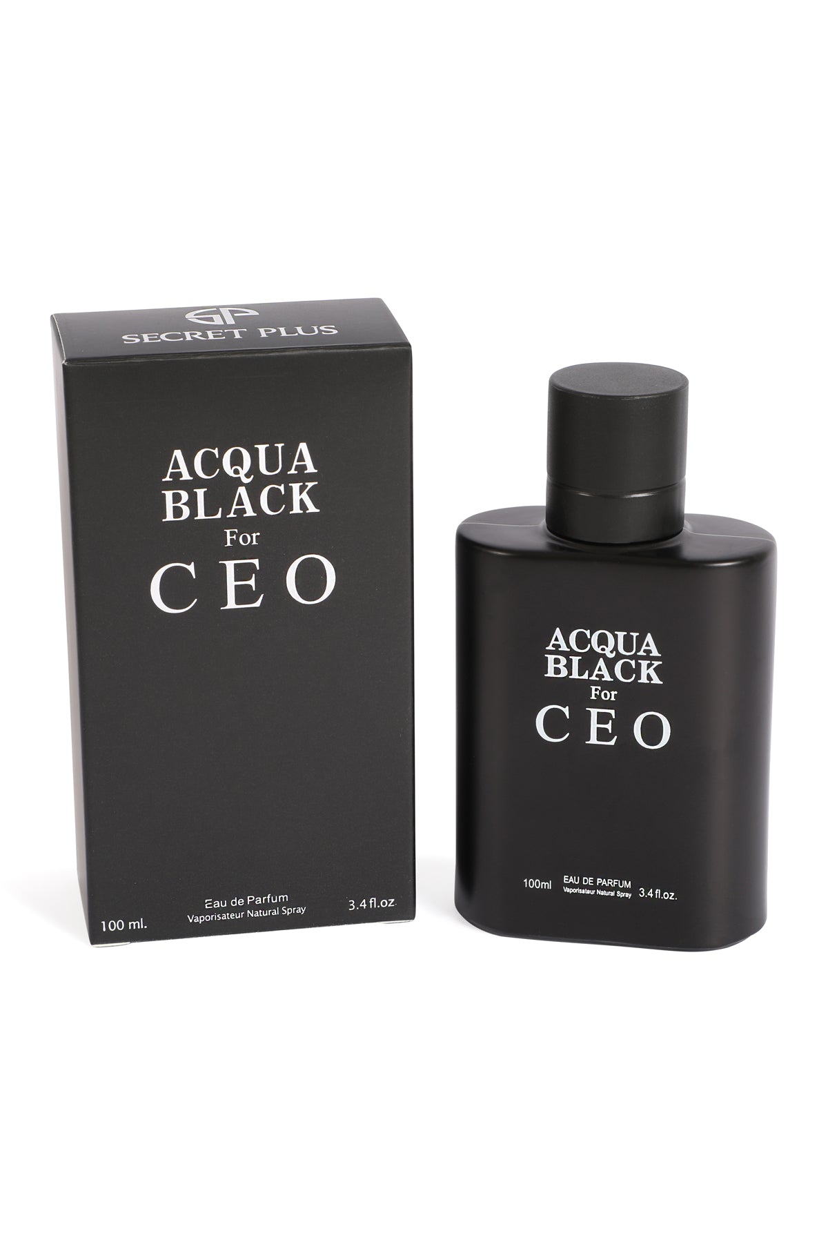ACQUA BLACK for CEO SPRAY COLOGNE EAU DE PARFUM FOR MEN - 100ML/3.4 FL ...