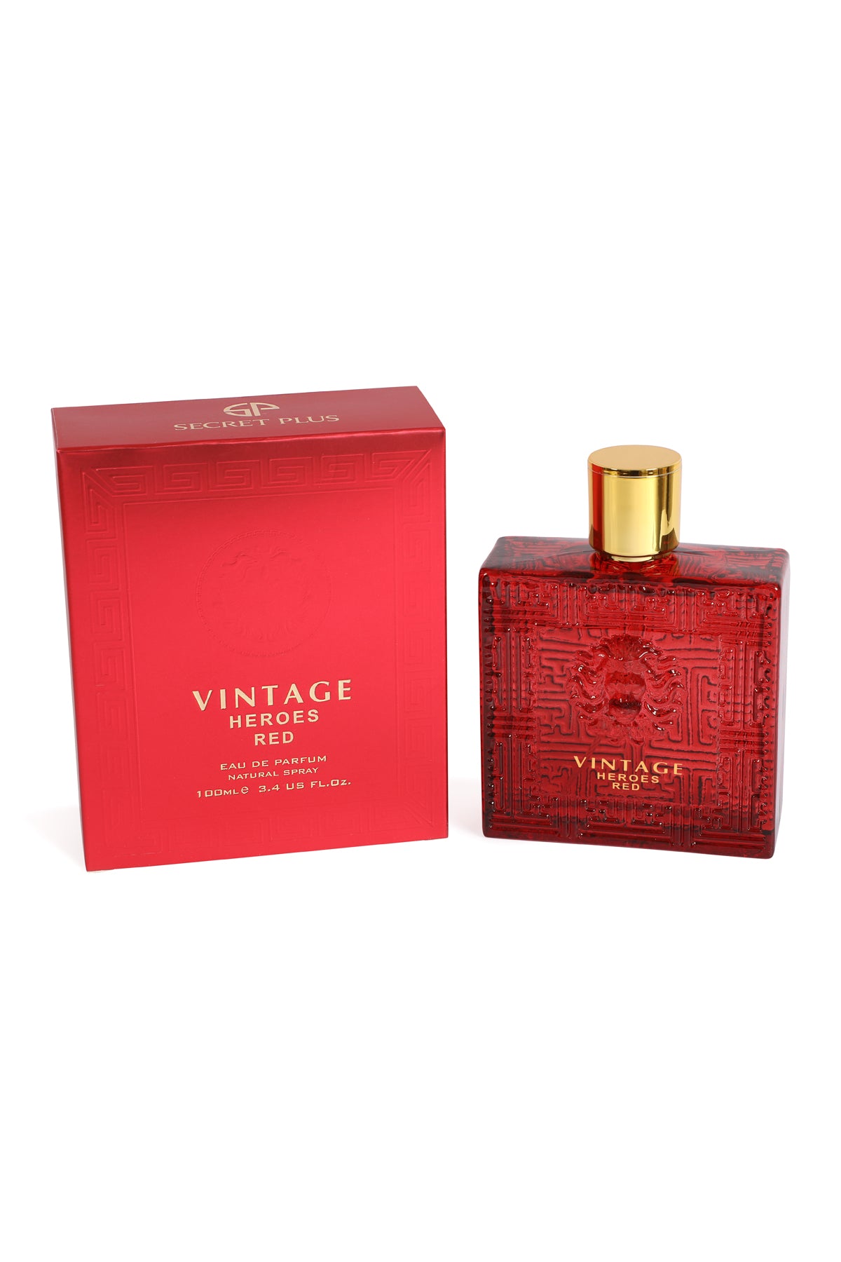 VINTAGE HEROES RED SPRAY COLOGNE EAU DE PARFUM FOR MEN - 100ML/3.4 FL ...