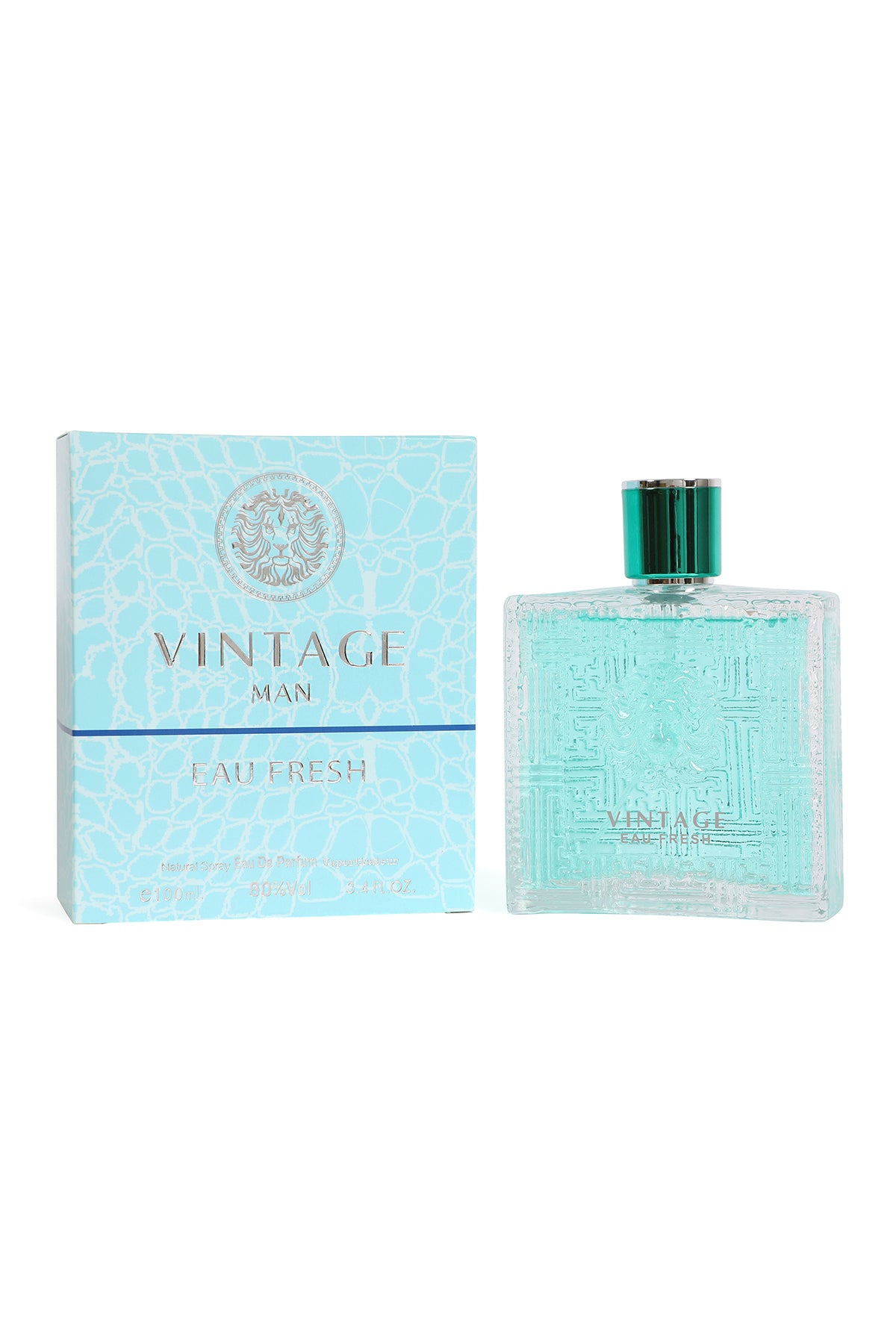 VINTAGE MAN EAU FRESH SPRAY COLOGNE EAU DE PARFUM FOR MEN - 100ML/3.4 ...