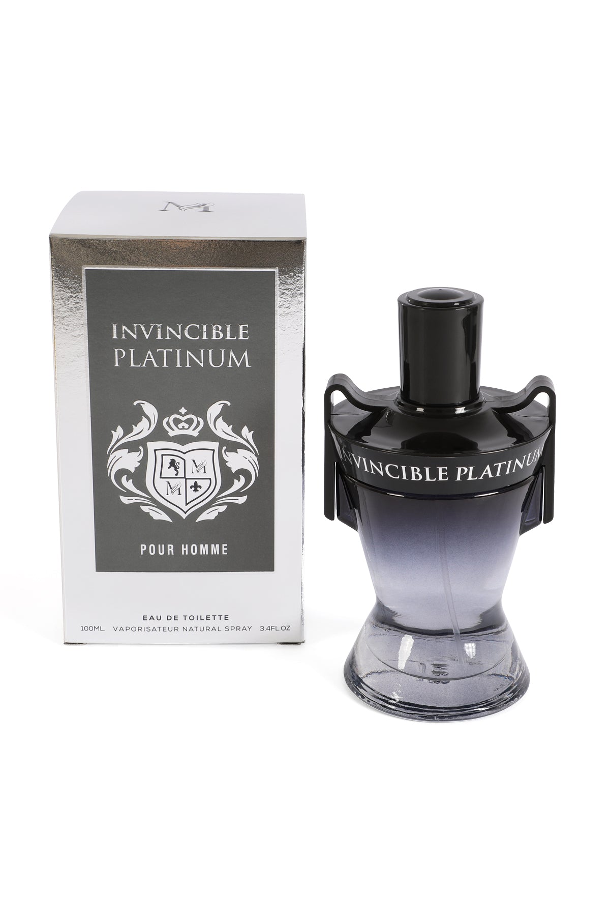 INVINCIBLE PLATINUM SPRAY COLOGNE EAU DE TOILETTE FOR MEN - 100ML/3.4 ...