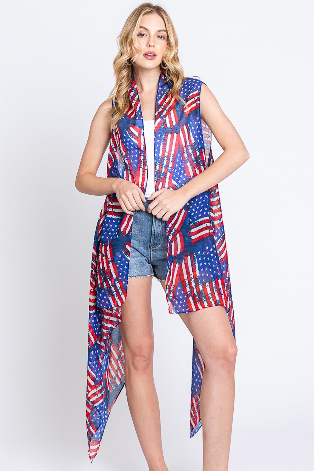 AMERICAN FLAG VEST – MYS Wholesale