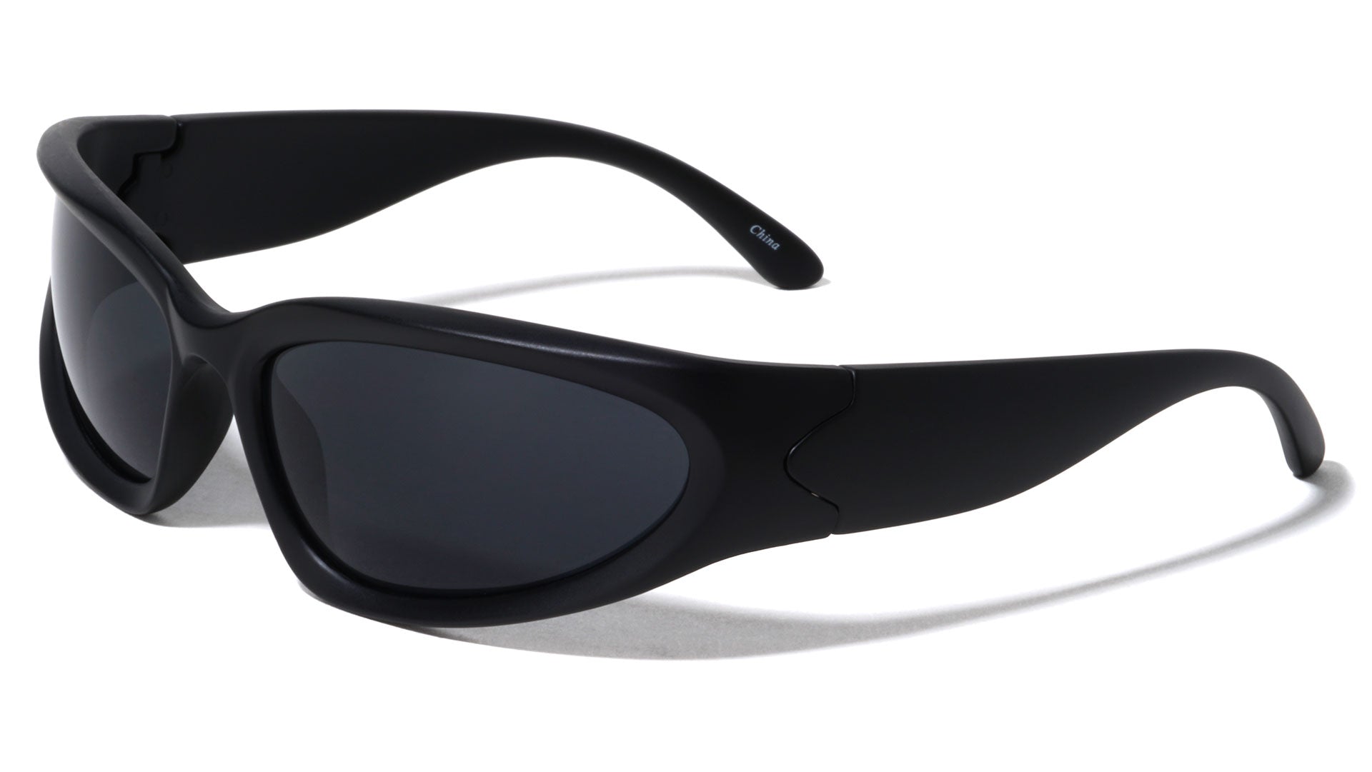 CURVED TRIANGULAR OVAL WRAP AROUND WHOLESALE SUNGLASSES – MYS Wholesale