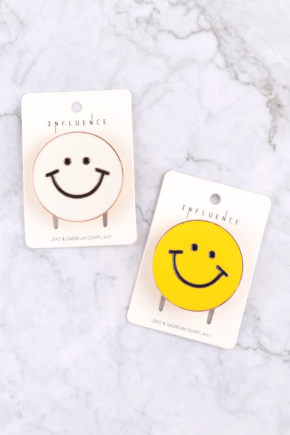 1.75" SMILEY FACE ENAMEL PHONE GRIP HOLDER – MYS Wholesale