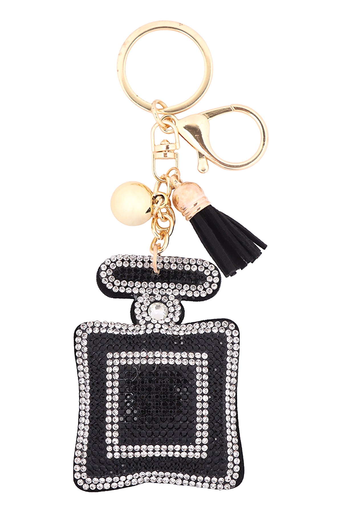 RECTANGLE LENS SHAPE RHINESTONE TASSEL KEYCHAIN – MYS Wholesale